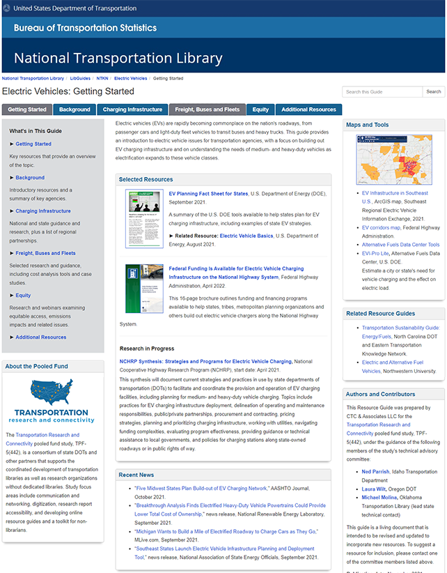 Transportation Research and Connectivity Pooled Fund - CTC & Associates